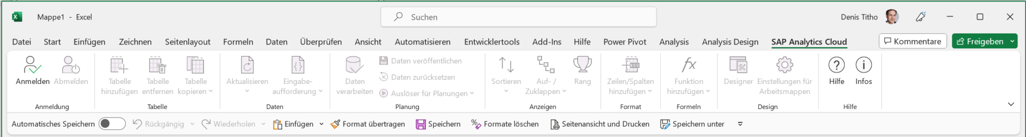 SAP Analytics Cloud Excel Add-In ☁️ Übersicht + 5 Vorteile