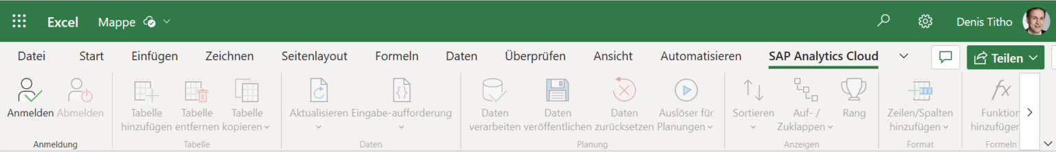 SAP Analytics Cloud Excel Add-In ☁️ Übersicht + 5 Vorteile